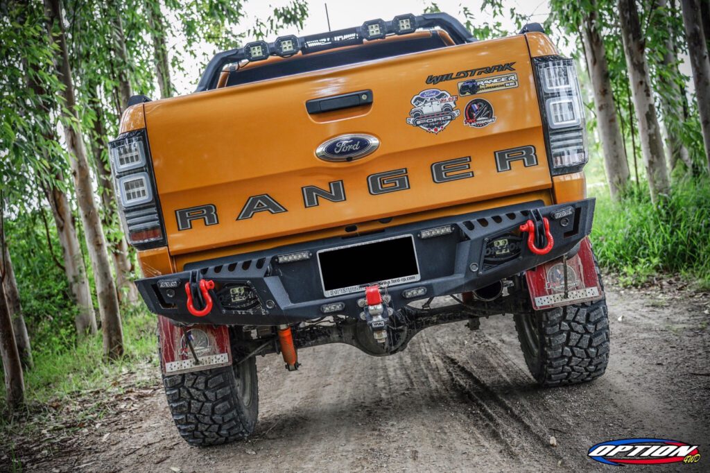 กันชนท้าย Ford Ranger รุ่น Option Rear Bumper Sporty – FORD OPTION ...